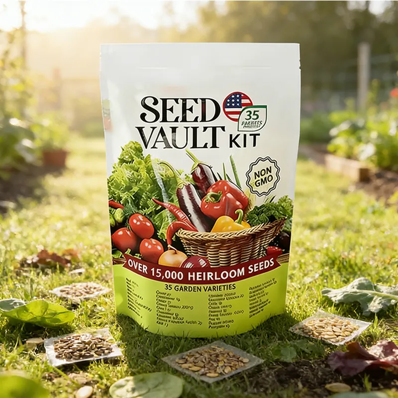🥦Ultimate Survival Seed Vault (15,000+ Seeds) | 35 Variety Pack🌿|3-5 ...